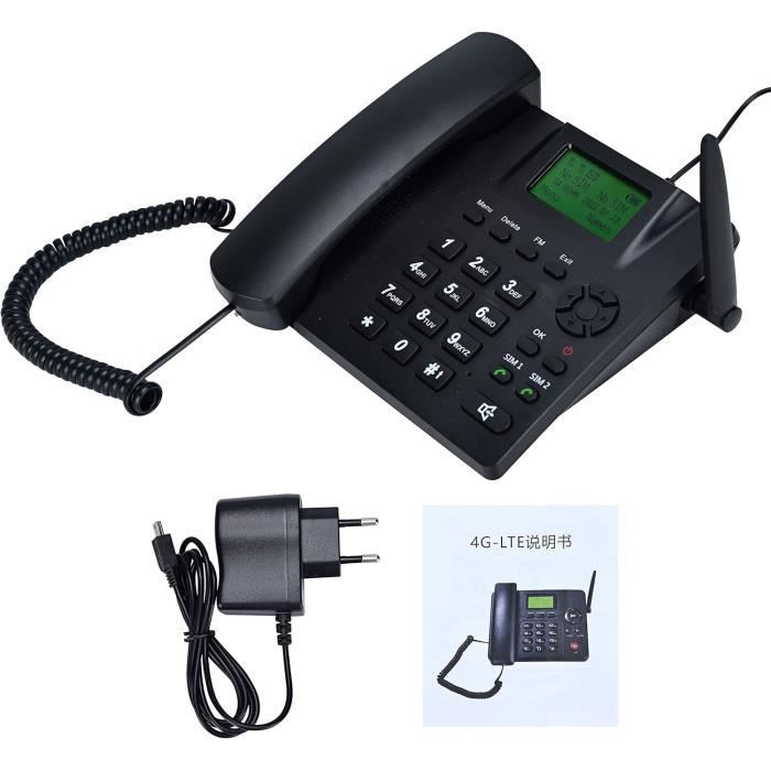 Schiuma Téléphone Fixe Sans Fil, Téléphone Gsm Quad Band Sans Fil ...