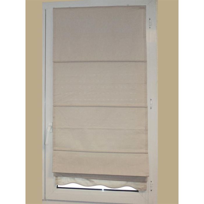 STORE TISSUS VAGUE ECRU 90X200 CM - Cdiscount Maison