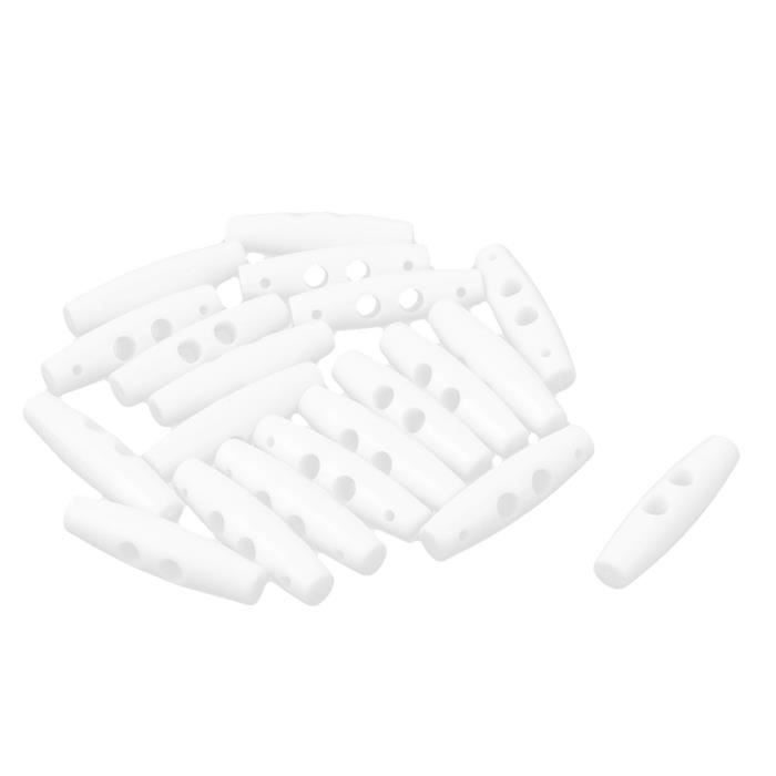 SOURCING MAP Boutons forme Olive plastique 2 trous Couture Scrapbooking ...