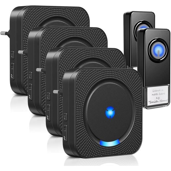 Sonnette sans fil exterieur etanche IP55,sonnette connectée,sonnettes ...