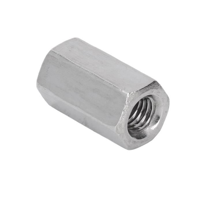 Écrou d'accouplement hexagonal - SURENHAP - Lot de 10 - Acier ...