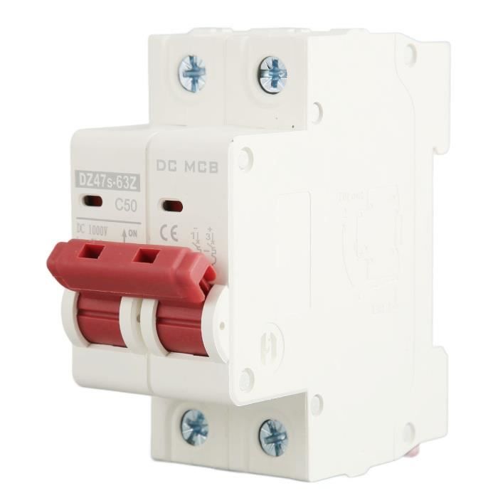 TMISHION Disjoncteur CC 2P Disjoncteur DC 6000A Capacité de rupture ...