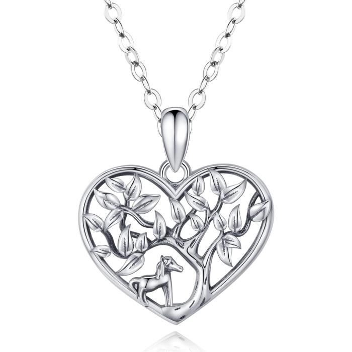 Collier Arbre De Vie Argent Sterling 925 Boucle D'Oreille Arbre De Vie ...