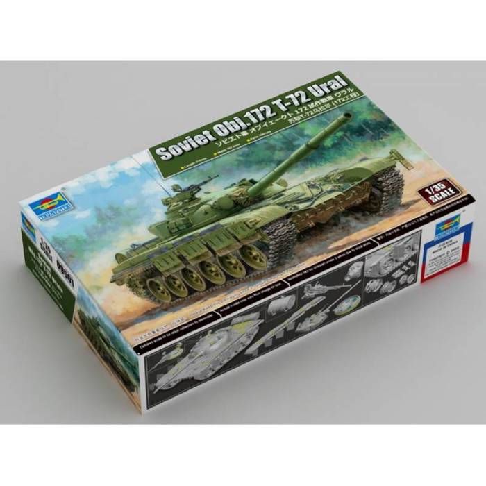 TRUMPETER - Maquette Char Soviet Obj.172 T-72 Ural Trumpeter 09601 1/35ème Maquette Char Promo ...