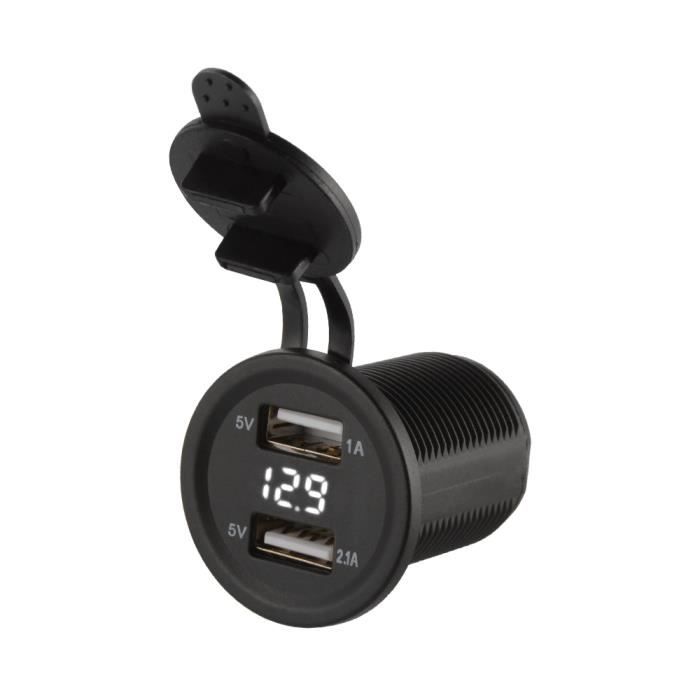 XCSOURCE 2-en-1 Adaptateur Prise Chargeur Double USB Voiture Bateau 12V ...