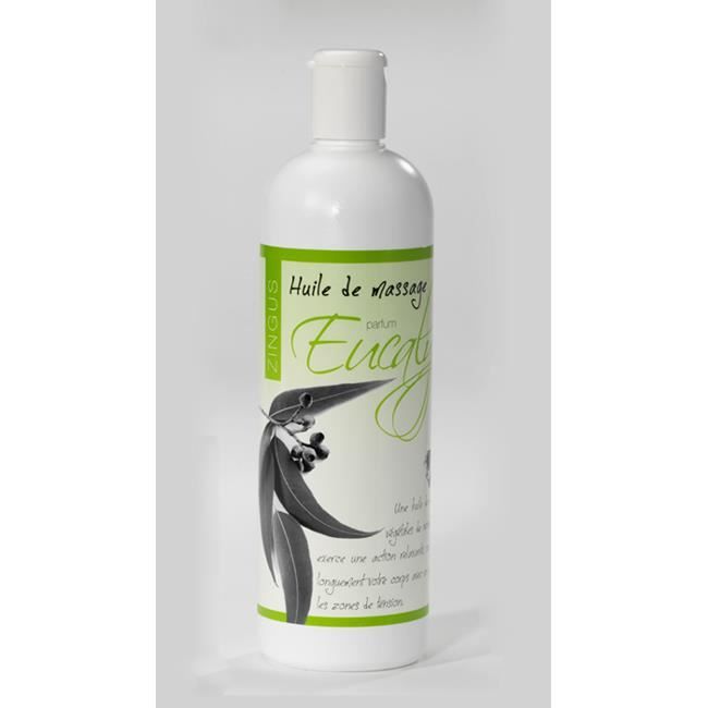 Huile de massage Eucalyptus 500ml Zingus - Cdiscount Au quotidien