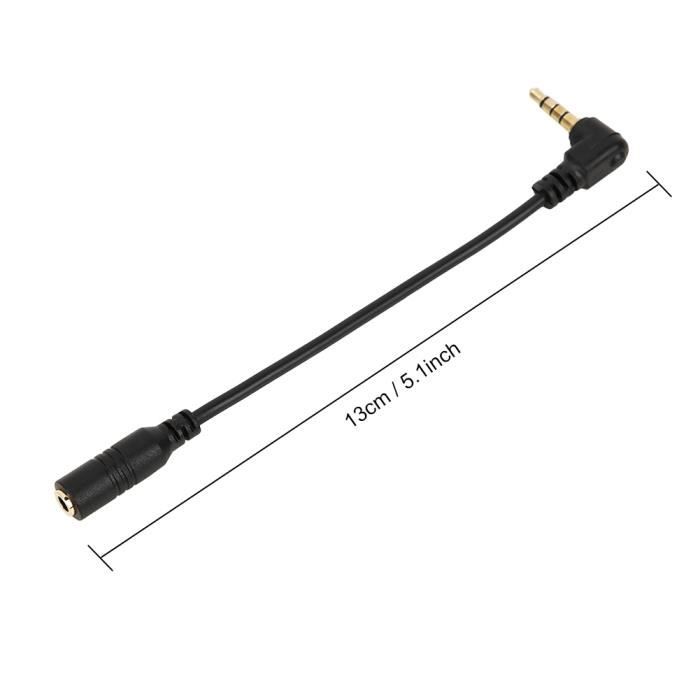 ZJCHAO Cable convertisseur TRRS to TRS Adapter, 3.5mm Earphone ...