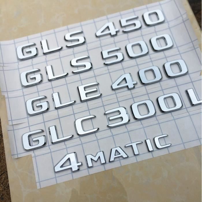 Autocollants ABS Coffre Arrière Lettre Emblème Badge pour INSIGNE ...