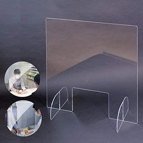 VITRE ECRAN Protection PLEXIGLASS Transparent COMPTOIR 65X65CM Accueil ...
