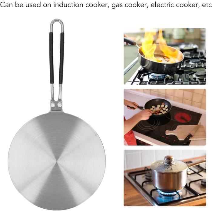 Diffuseur De Chaleur, 7.7In Acier Inoxydable Gaz Cuisinière Électrique Diffuseur De Chaleur ...