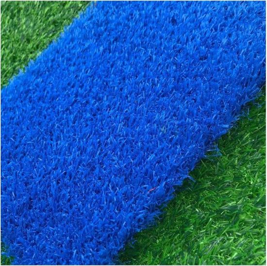 Blue Tapis Pelouse Jardin, Faux Gazon Bleu Drainage, Intérieur ...