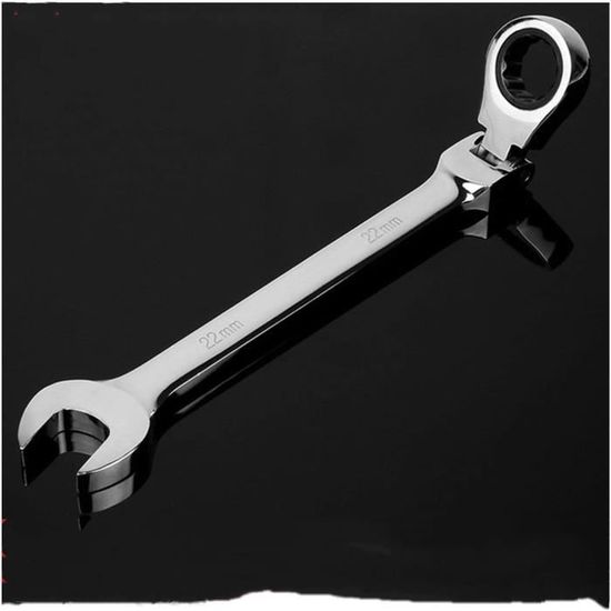 Cle Plate A Cliquet - x1838 - Tête Flexible - 19mm - Anti-rouille ...