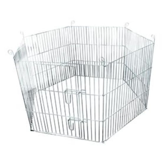FLAMINGO Cage d'extérieur pour lapins Hexagonale 60x60 cm - Cdiscount ...
