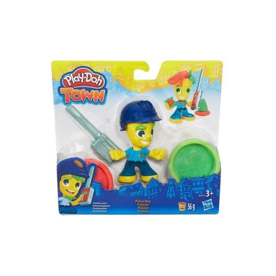 Jouet créatif - PLAYDOH - Play-Doh Ville Figure Police - Enfant - Mixte ...