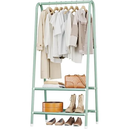 Portant À Vêtements - TRAHOO - Porte-Manteau Multifonctionnel En Métal ...