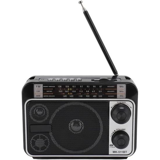 Radio Portable À Ondes Courtes, Radio Fm Am Sw, Radio Portable Avec ...