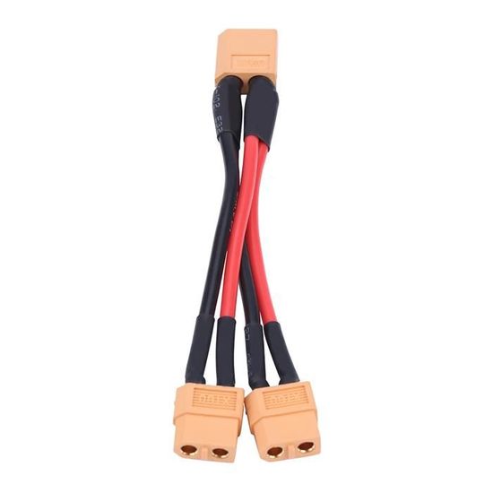 Câble parallèle XT60 XT60 câble de connecteur de batterie parallèle séparateur en Y double ...