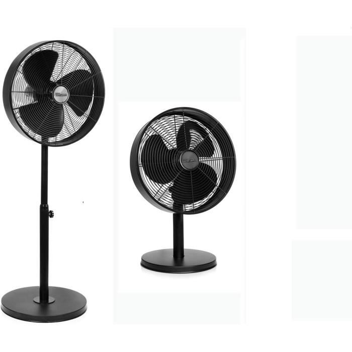 Ensemble Ventilateur Sur Pied Ø 40 Cm Et Ventilateur De Table Ø 30 Cm ...