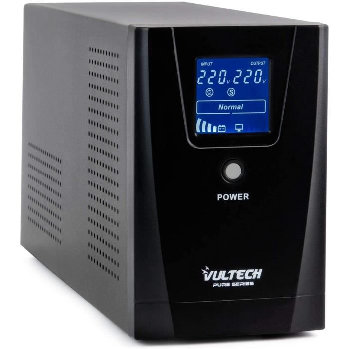 Vultech Ups 1500VA Pure Line Interactive avec Onde sinusoïdale Pure et ...