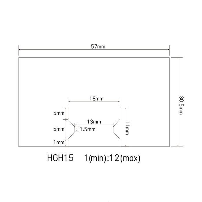 Guide linéaire CNC pour HGR15 HGR20 HGR25 HGR30,guide d'orgue,couvercle ...