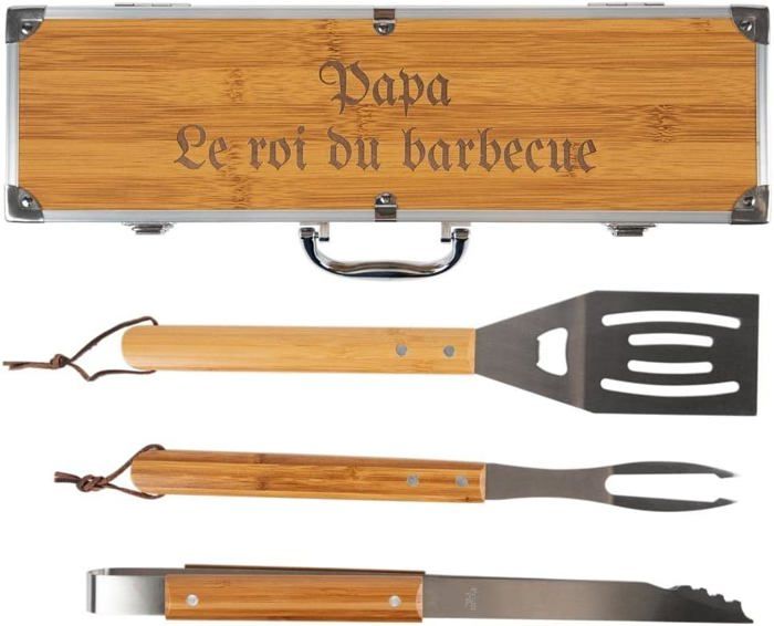 USTENSILE BARBECUE PLANCHA- Coffret couverts barbecue personnalisé ...
