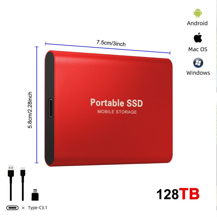 Disque dur externe Portable Ultra mince pour ordinateur Portable USB3.0 ...