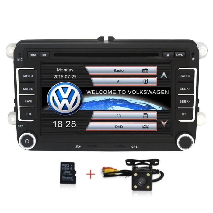 Autoradio GPS Volkswagen Golf 5, Golf 6, Beetle, Eos, Touran, T5 ...