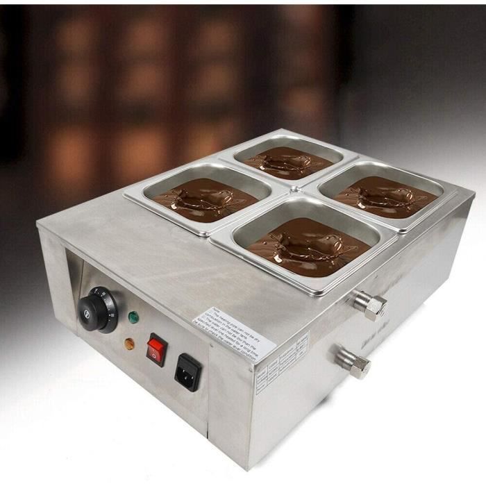 Fontaine à chocolat - 4 casseroles 8 l 1000 W - Machine à fondre au ...