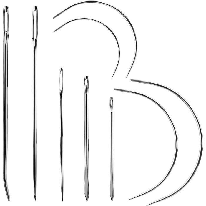 Kit d'aiguilles à coudre à la main robustes 9 pièces, aiguilles à ...