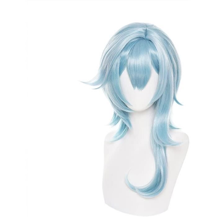 Perruque Cosplay Anime, Perruque Genshin Impact, Avec Chapeau De ...