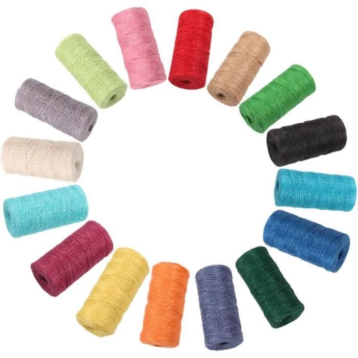 Ficelle De Jute Colorée Ficelle De Jute Naturelle Fil De Jute Ficelle ...