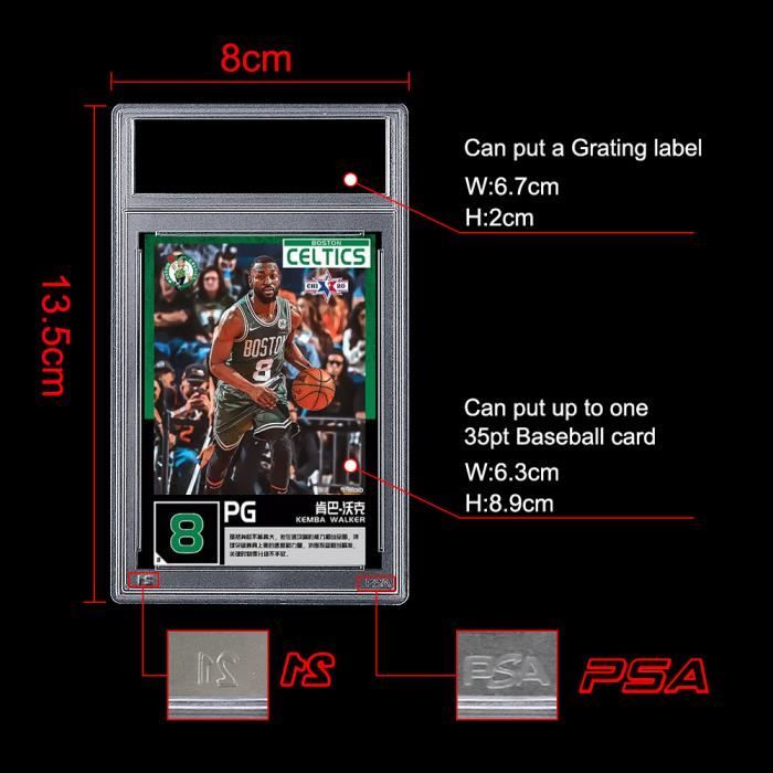 1 PCS - PSA 21 - Pocket Monster Slab Graded Cards Case, TCG Game Slab ...