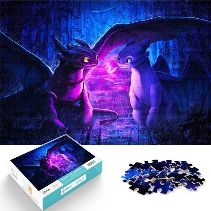 Puzzles 1000 Pièces Train Your Dragon Puzzle Garçons Et Filles ...