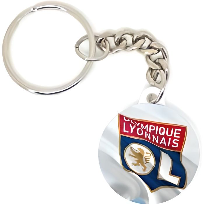 Porte clé badge football olympique lyonnais personnalisation idées ...