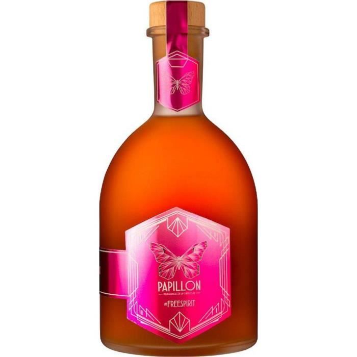 Maison Papillon Papillon rhum brun Freespririt 45% 70cl - La cave Cdiscount