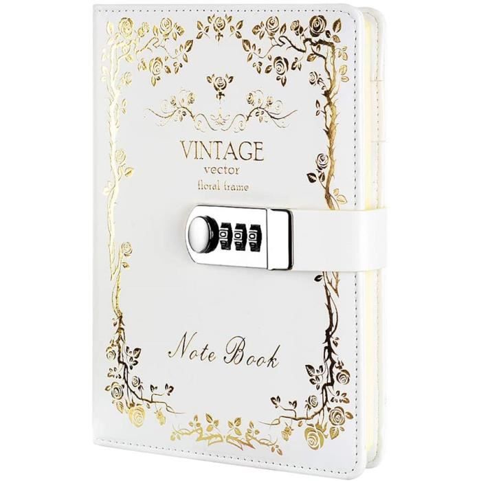 Carnet de Notes avec Serrure à combinaison Journal Intime avec Cadenas ...