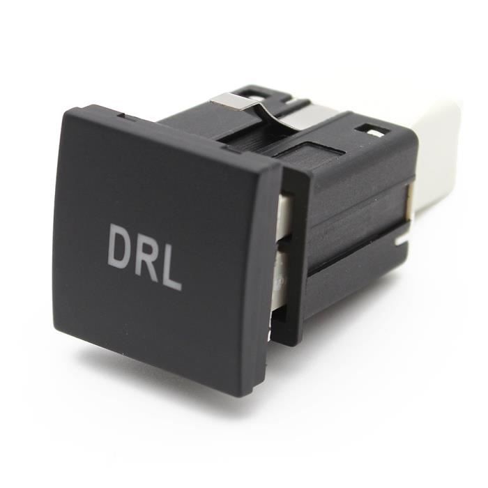 DRL - DRL LED rouge pour VW Jetta Golf 6 MK6 2010 2011 2013, bouton de ...