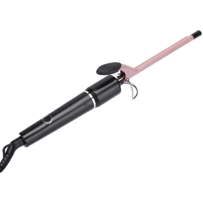 Bigoudi Électrique Curl Curls, Fer À Friser En Céramique À Ions Négatifs 9 Mm Avec Support Anti ...