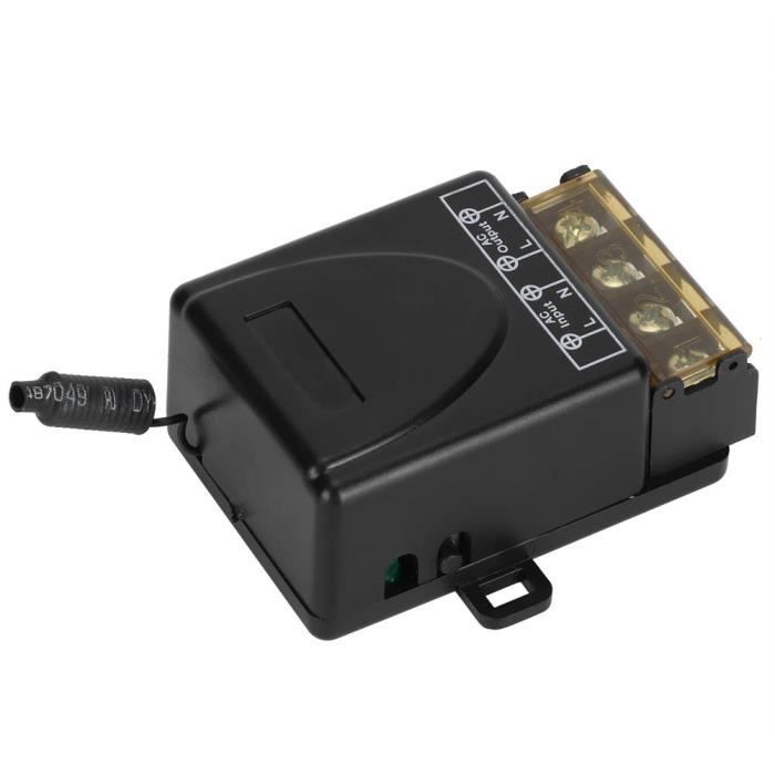 Duokon Contrôleur de relais 30A 433Mhz KR2201B‑4 Relais de Télécommande ...