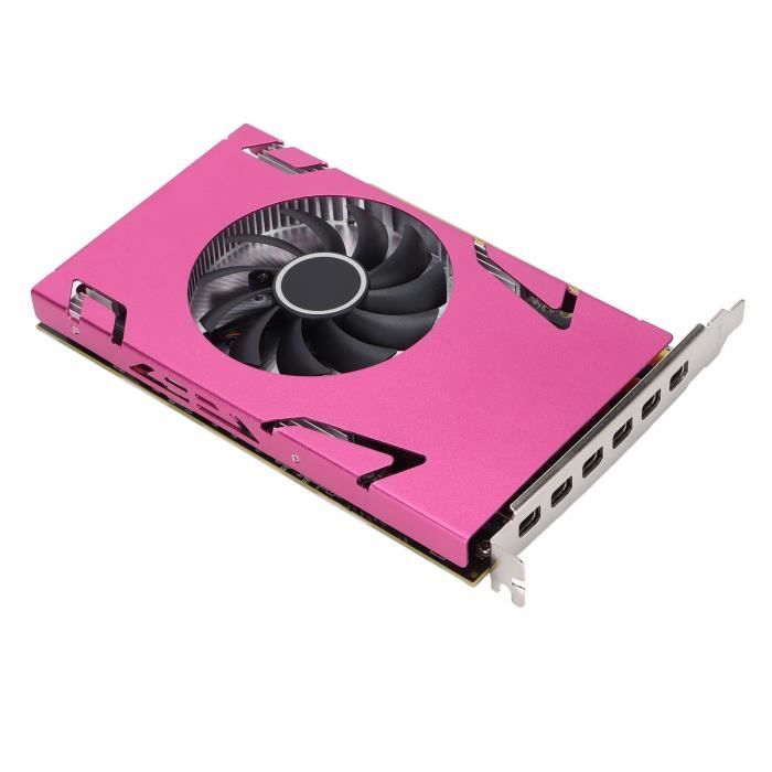 Fdit Carte graphique PC Carte graphique R7 350‑4G 6Mini DP GA Rose ...