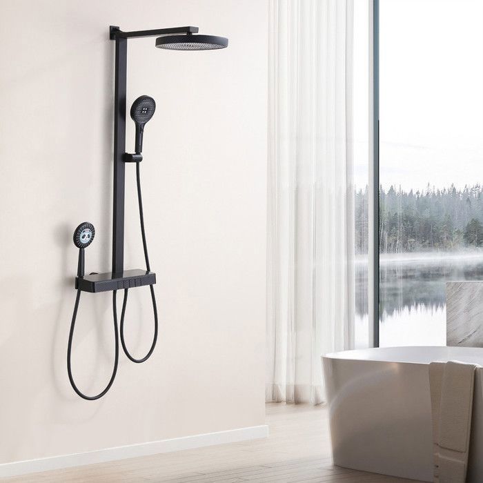 Colonne de Douche Ensemble de Douche Thermostatique avec Robinet Kit ...