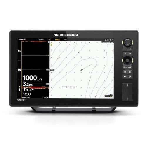 Combiné tactile sonde tableau Humminbird SOLIX 12G3 - noir - TU ...