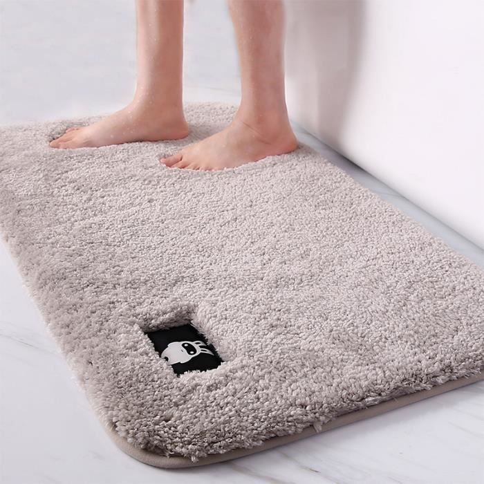 Tapis De Sol, 50*80Cm Salle De Bain Tapis De Sol Absorbant Antidérapant ...