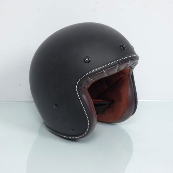 Casque Jet Torx Sunday Black Mat taille XL 61-62cm pour moto custom ...