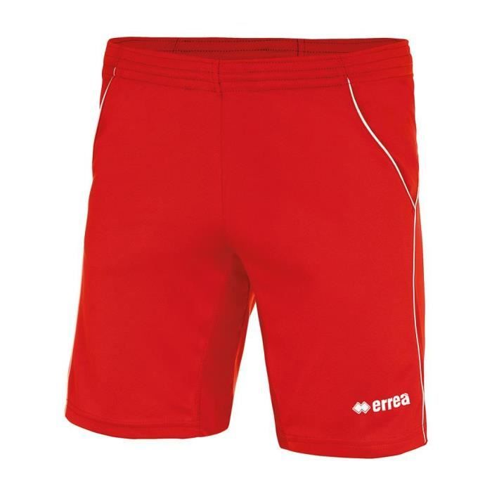 Short junior Errea Ivan - rouge/blanc - XXS Rouge/blanc - Cdiscount Sport