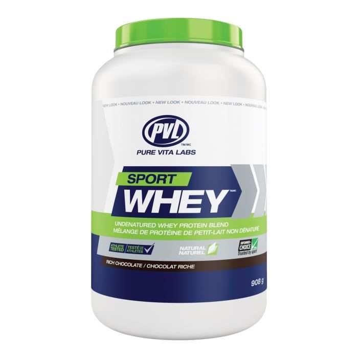 Sport Whey 2lbs Rich Chocolate PVL Proteine - Cdiscount Sport