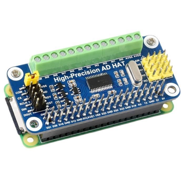 Waveshare pour Raspberry Pi Carte D'Extension AD Haute PréCision ...