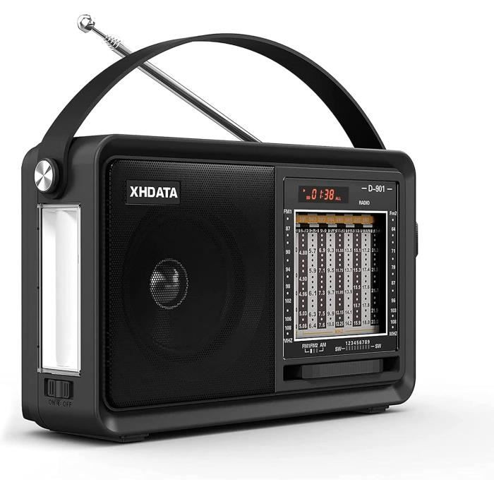 D901 Radio Portable Avec Bluetooth Fm-Am (Mw)- Sw Radio De Cuisine ...