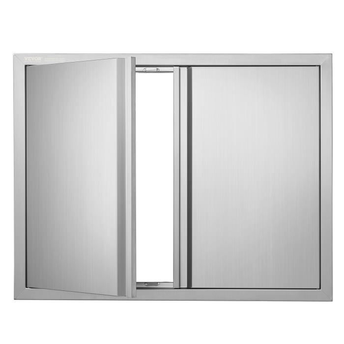 Porte inox cuisine extérieure - VEVOR - Porte d'Accès pour Cuisine ...