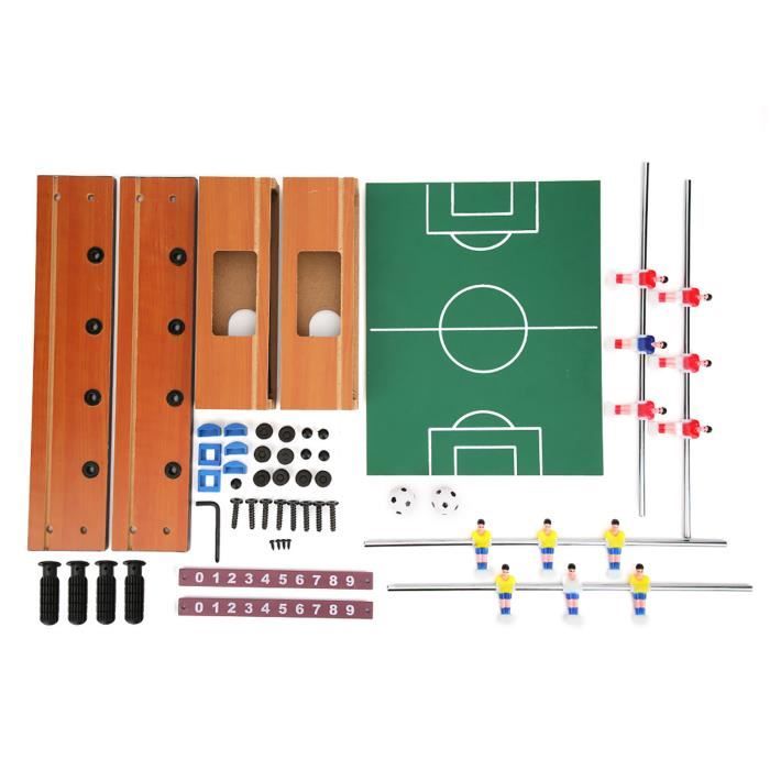 VINGVO Baby-foot Table de Football, Jeu de Football en Bois ABS, avec ...